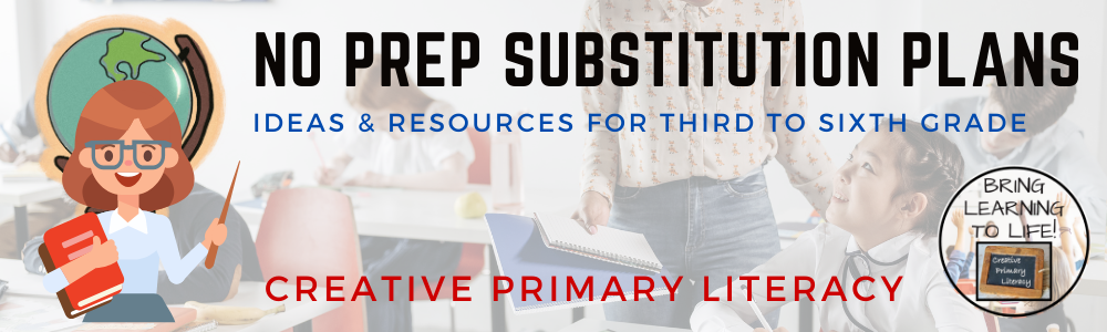 No Prep Sub Plans from 3rd Grade to 6th Grade – Creative Primary Literacy