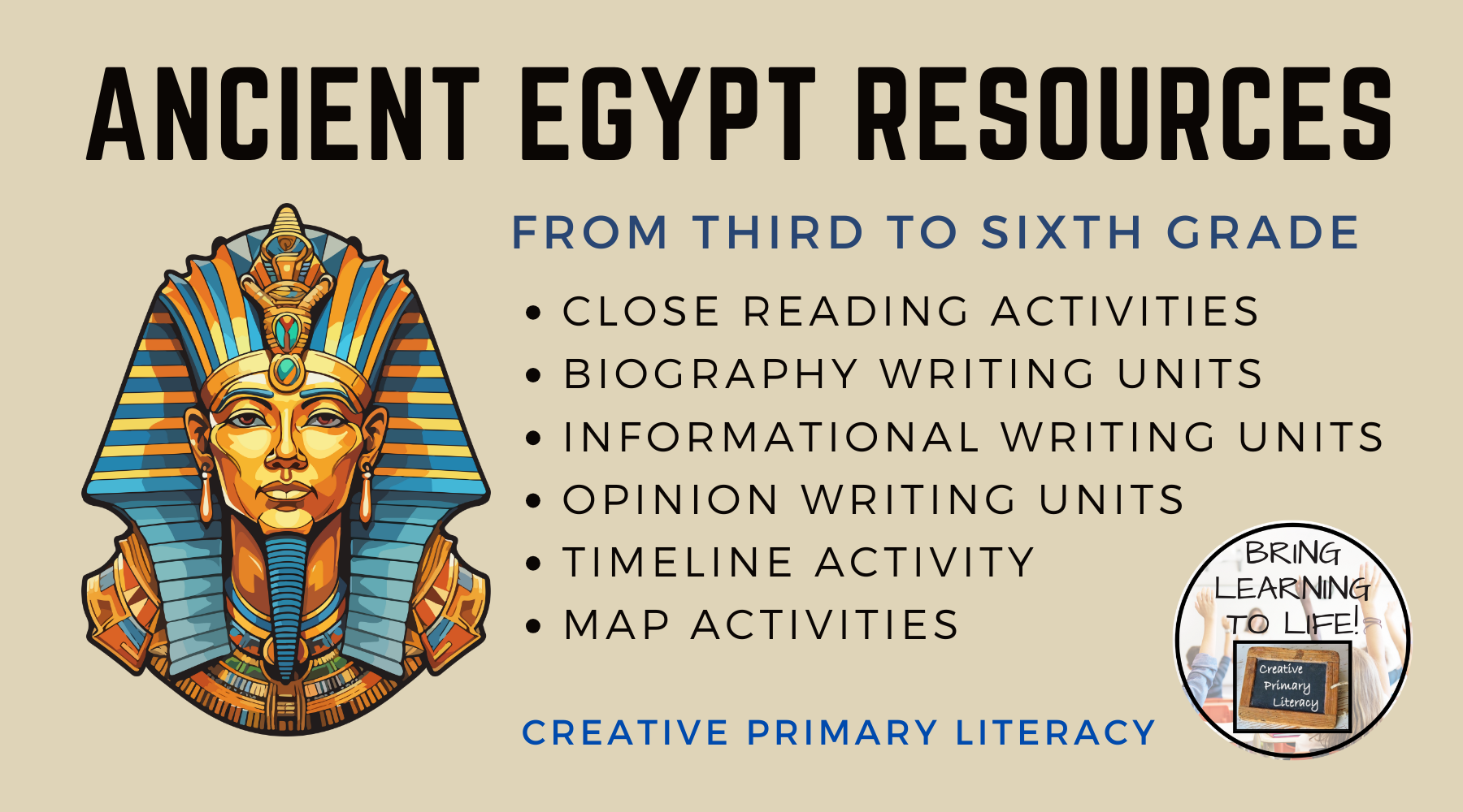 Teaching about Ancient Egypt – Creative Primary Literacy