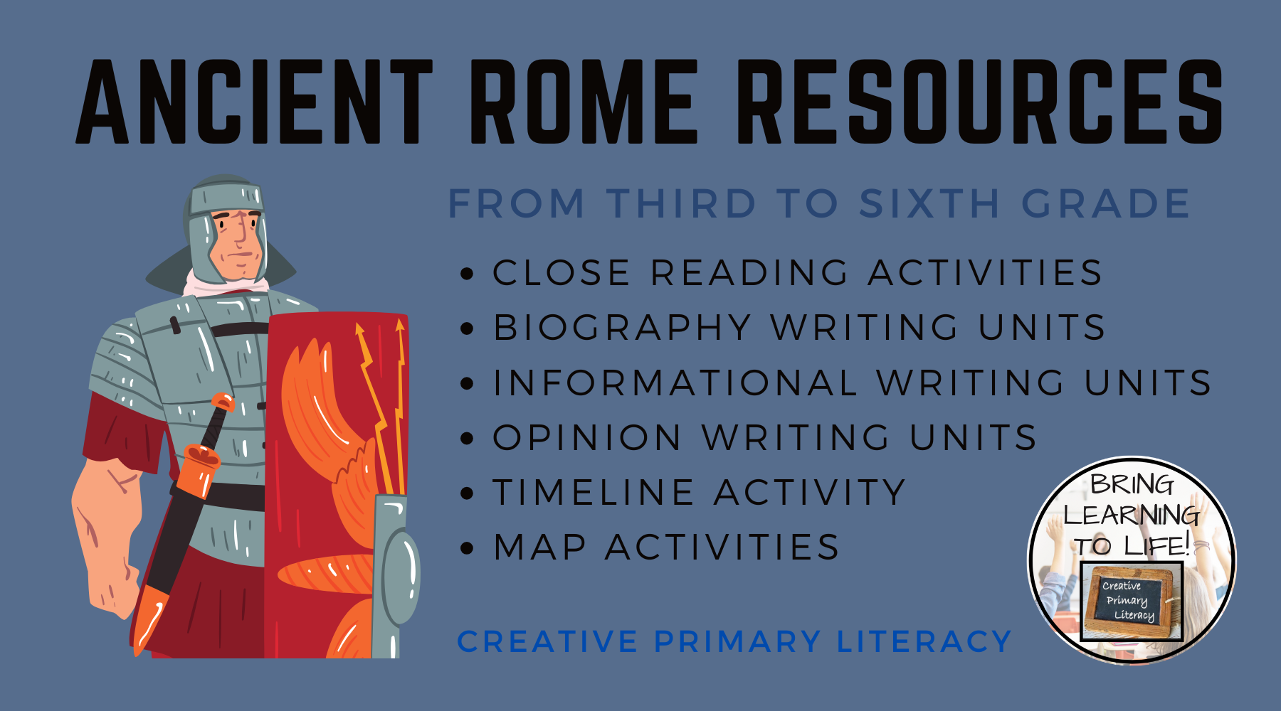 Teaching about Ancient Rome – Creative Primary Literacy