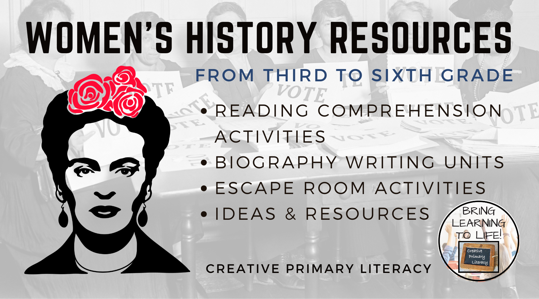 Women's History Month Teaching Ideas & Resources – Creative Primary ...