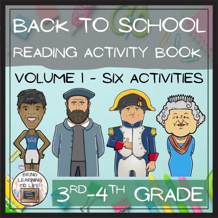 Back to School Comprehension Catch Up Close Reading Book | 3rd Grade ...