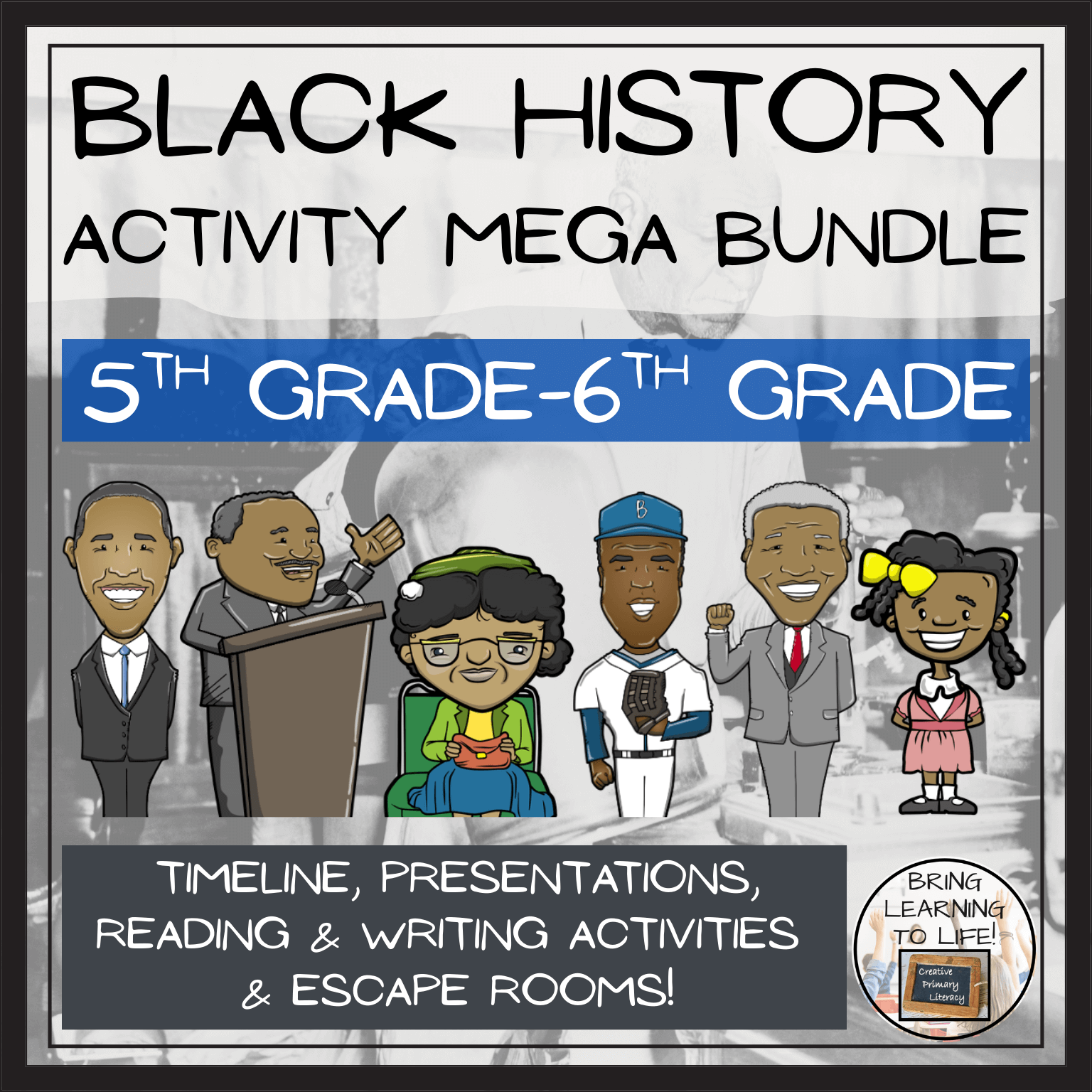 Black History Month Close Reading & Writing Mega Bundle – Creative ...