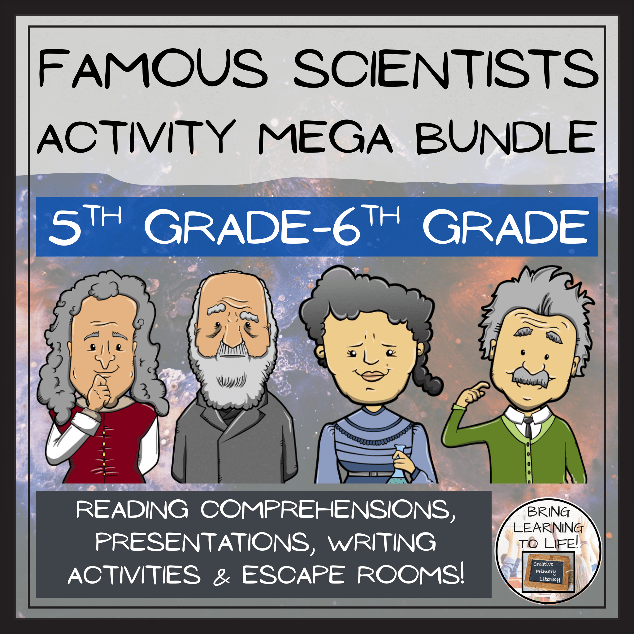 Famous Scientists Mega Bundle of Activities | 5th Grade & 6th Grade ...