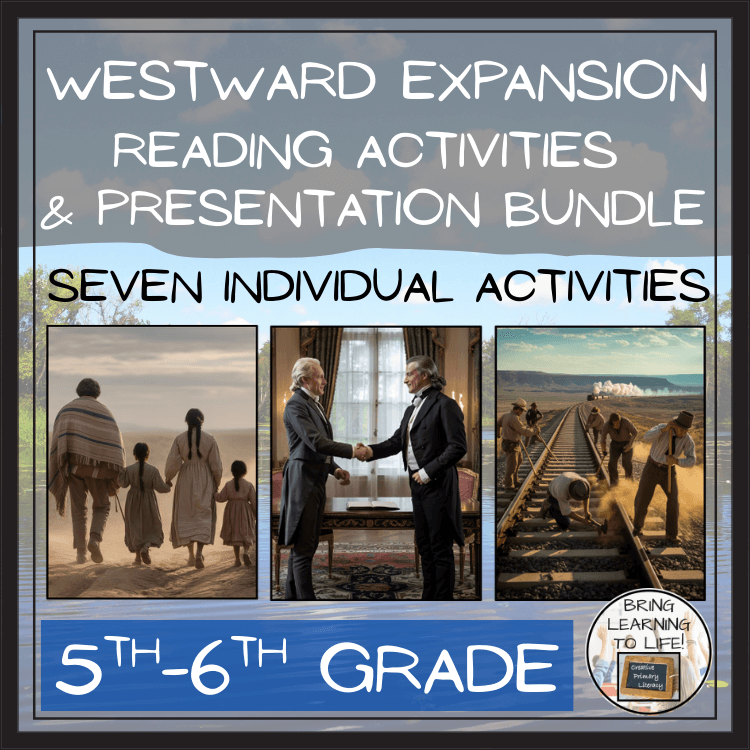 Westward Expansion Close Reading Comprehension Bundle | 5th Grade & 6t ...