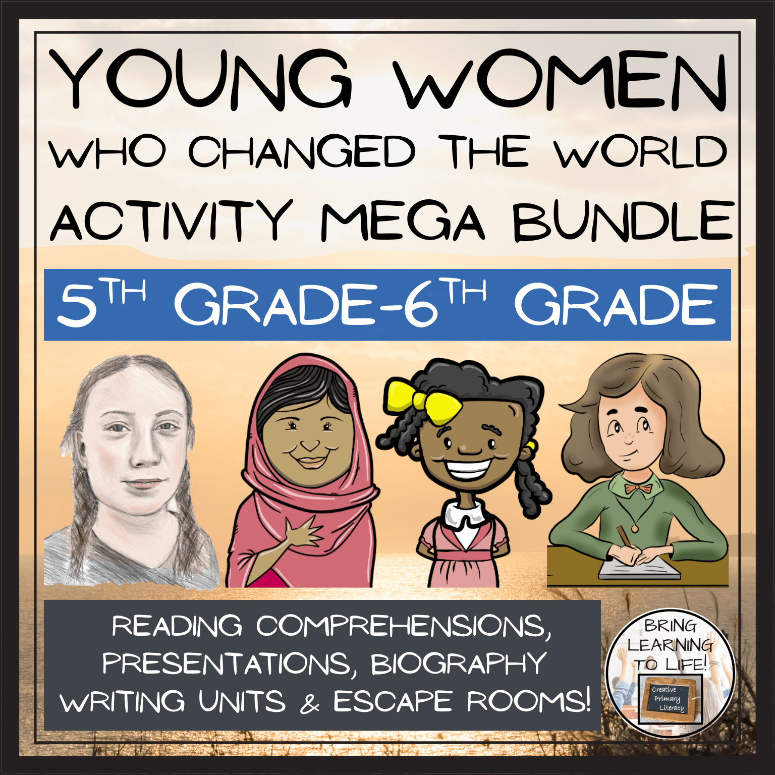 Young Women Who Changed the World Activity Mega Bundle | 5th-6th Grade ...