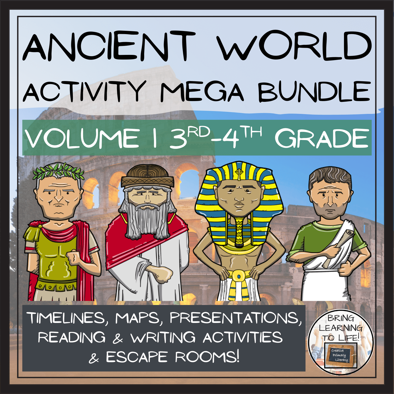 Ancient History Social Studies Mega Bundle Volume 1 | 3rd-4th Grade ...