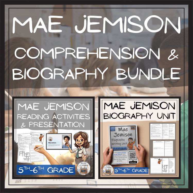 Mae Jemison Close Reading & Biography Bundle | 5th Grade & 6th Grade ...
