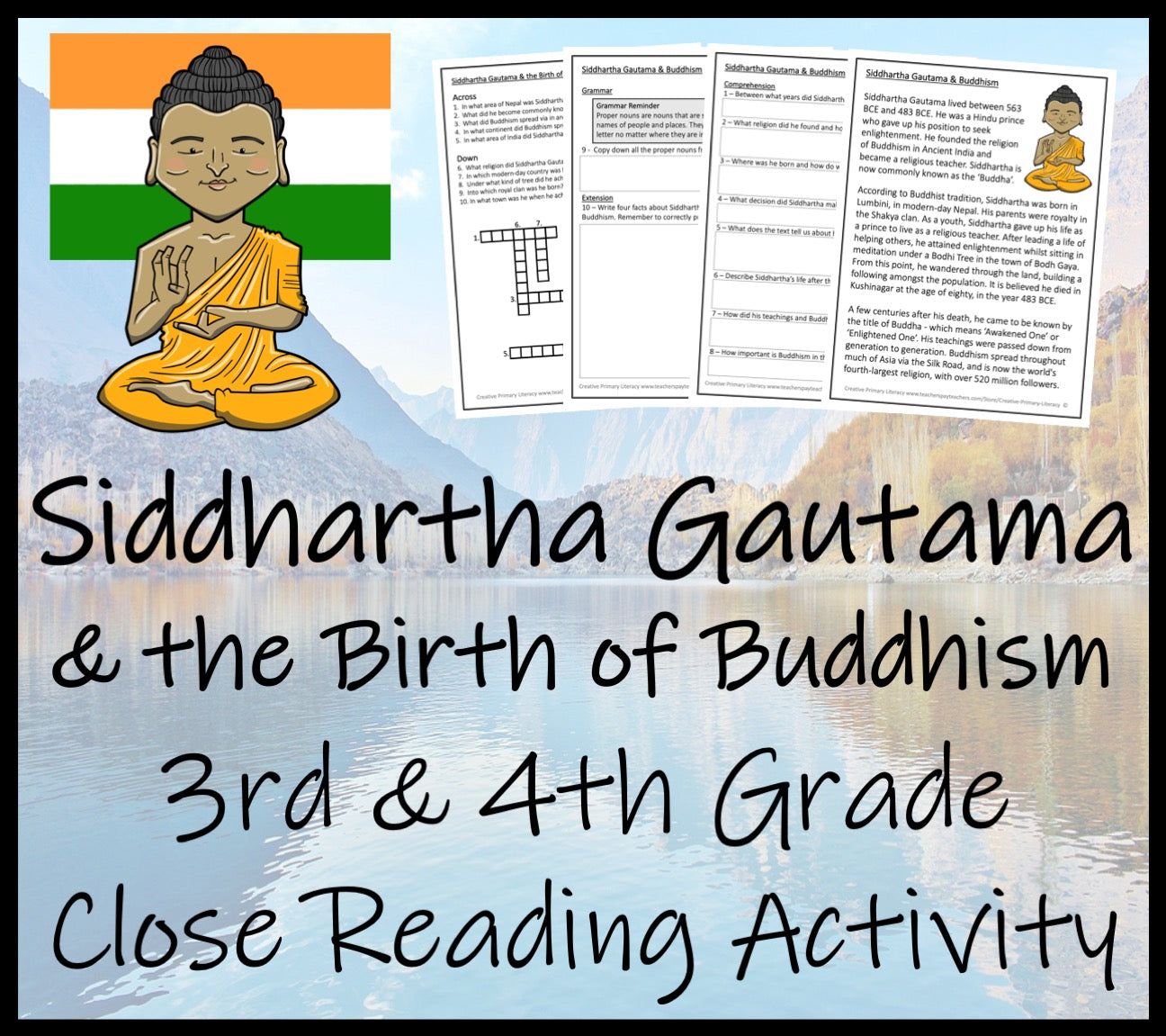 Siddhartha Gautama & the Birth of Buddhism Close Reading | 3rd Grade ...