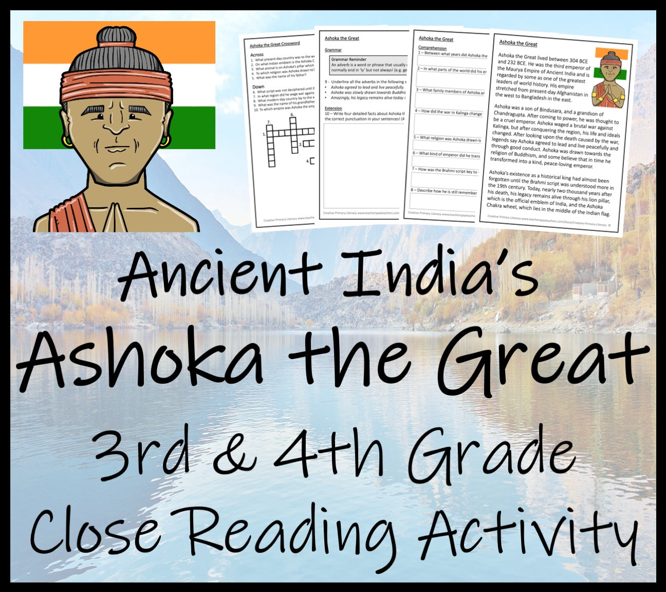 Ashoka the Great Close Reading Comprehension Activity | 3rd Grade & 4t ...