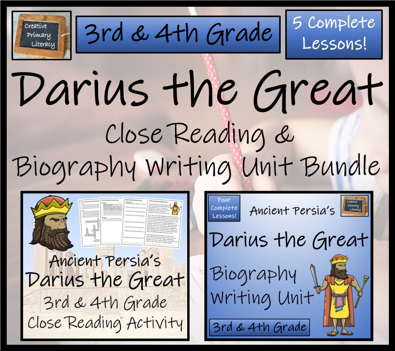 Darius the Great Close Reading & Biography Bundle | 3rd Grade & 4th Gr ...