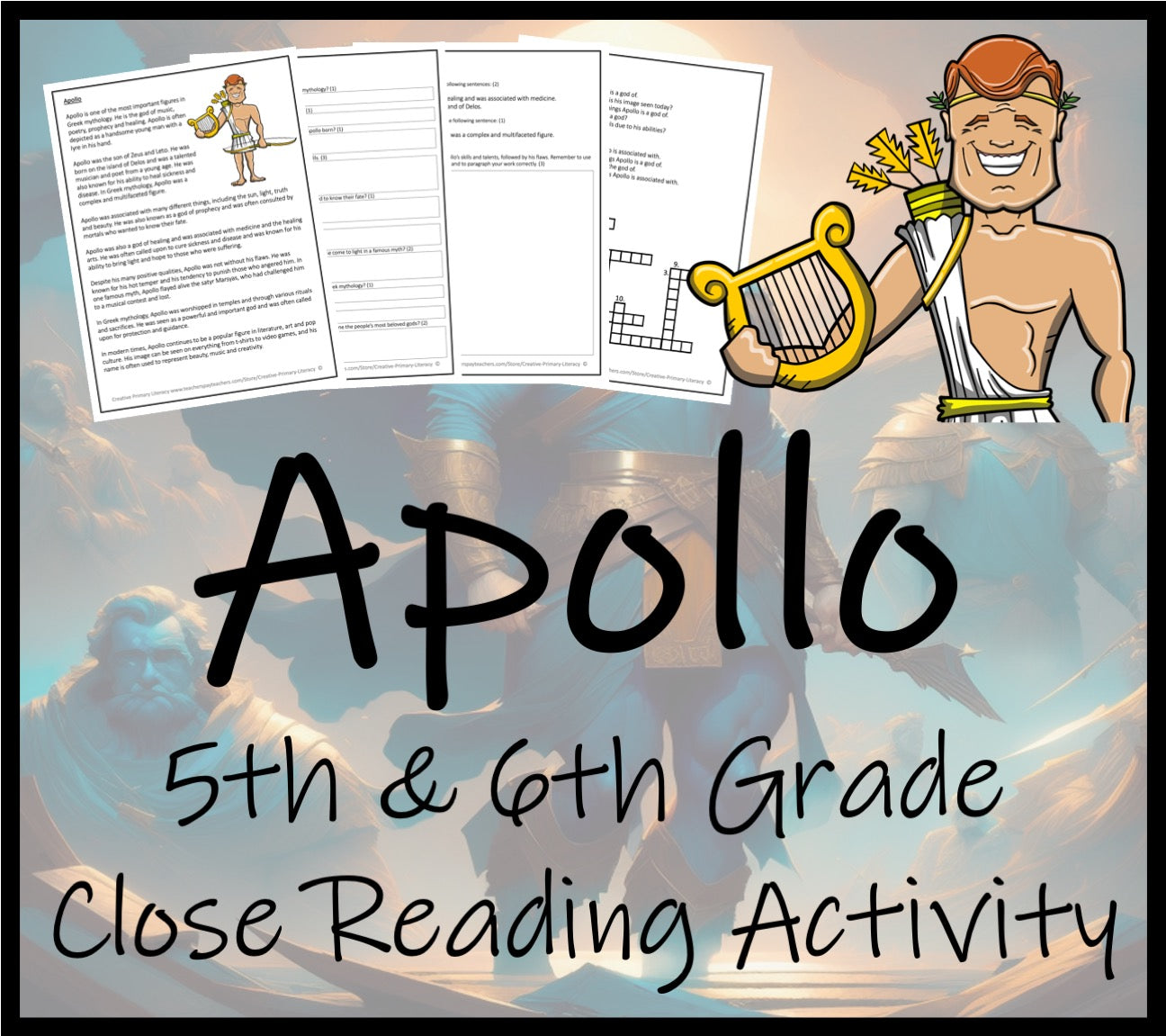 Apollo Close Reading Comprehension Activity | 5th Grade & 6th Grade ...