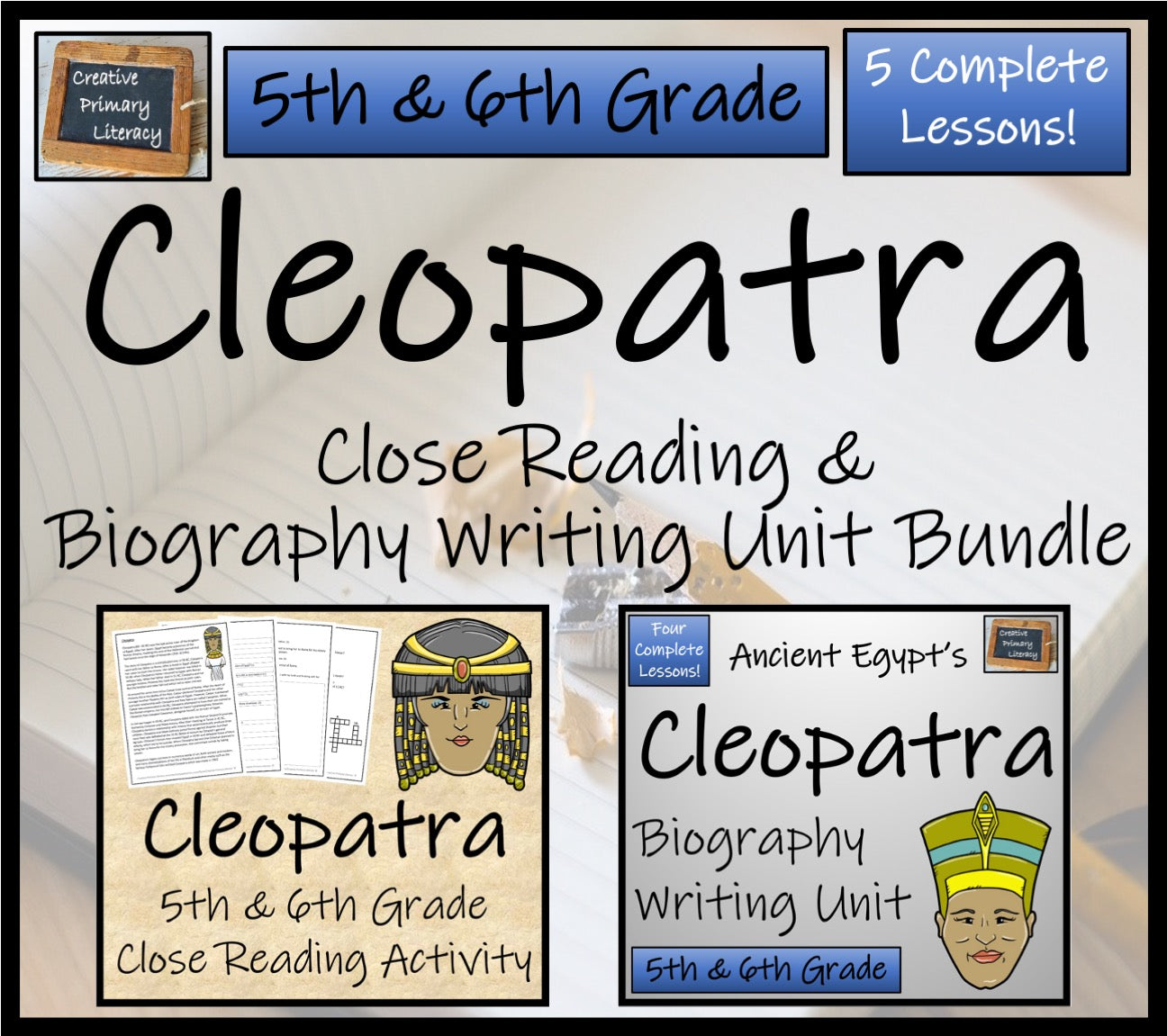 Cleopatra Close Reading & Biography Bundle | 5th Grade & 6th Grade ...