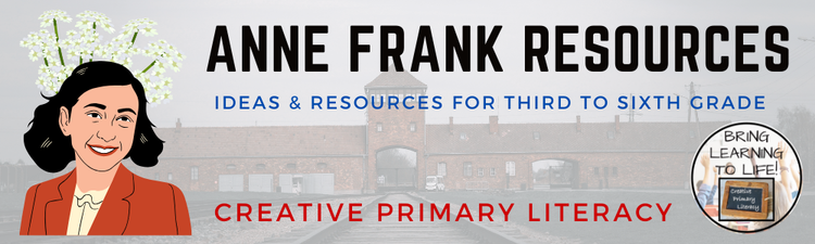 Teaching about Anne Frank - Ideas & Resources for Grades 3-6 – Creative ...