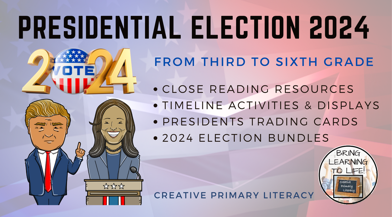 2024 Election Resources for 3rd to 6th Grade – Creative Primary Literacy