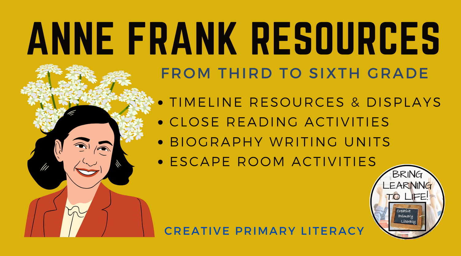 Teaching about Anne Frank – Creative Primary Literacy