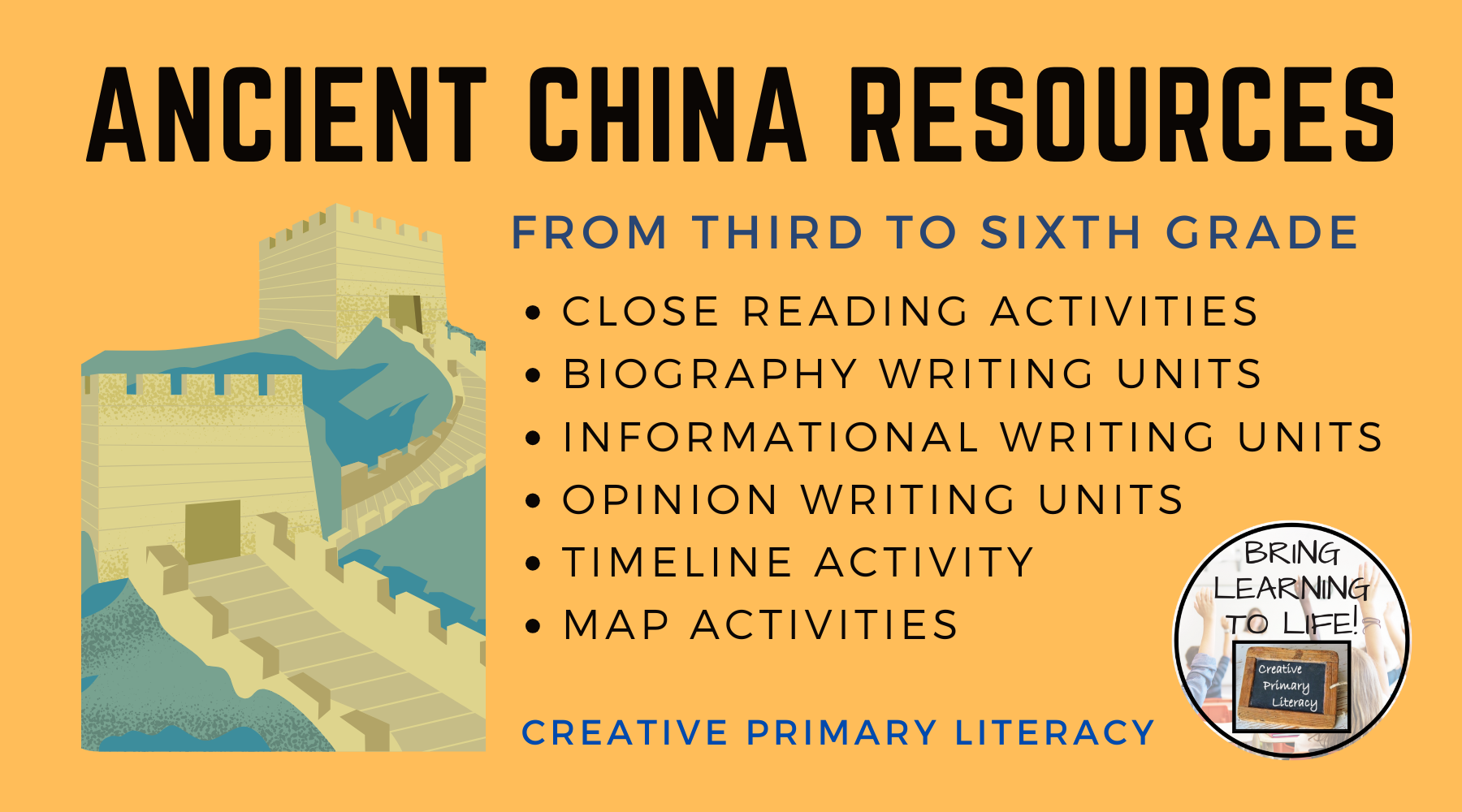Teaching about Ancient China – Creative Primary Literacy