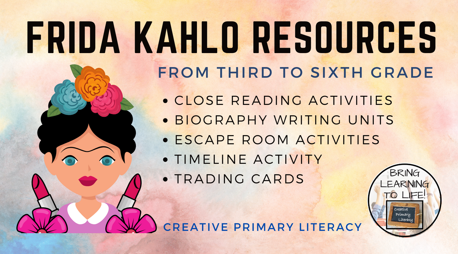 Teaching about Frida Kahlo from 3rd to 6th Grade – Creative Primary ...
