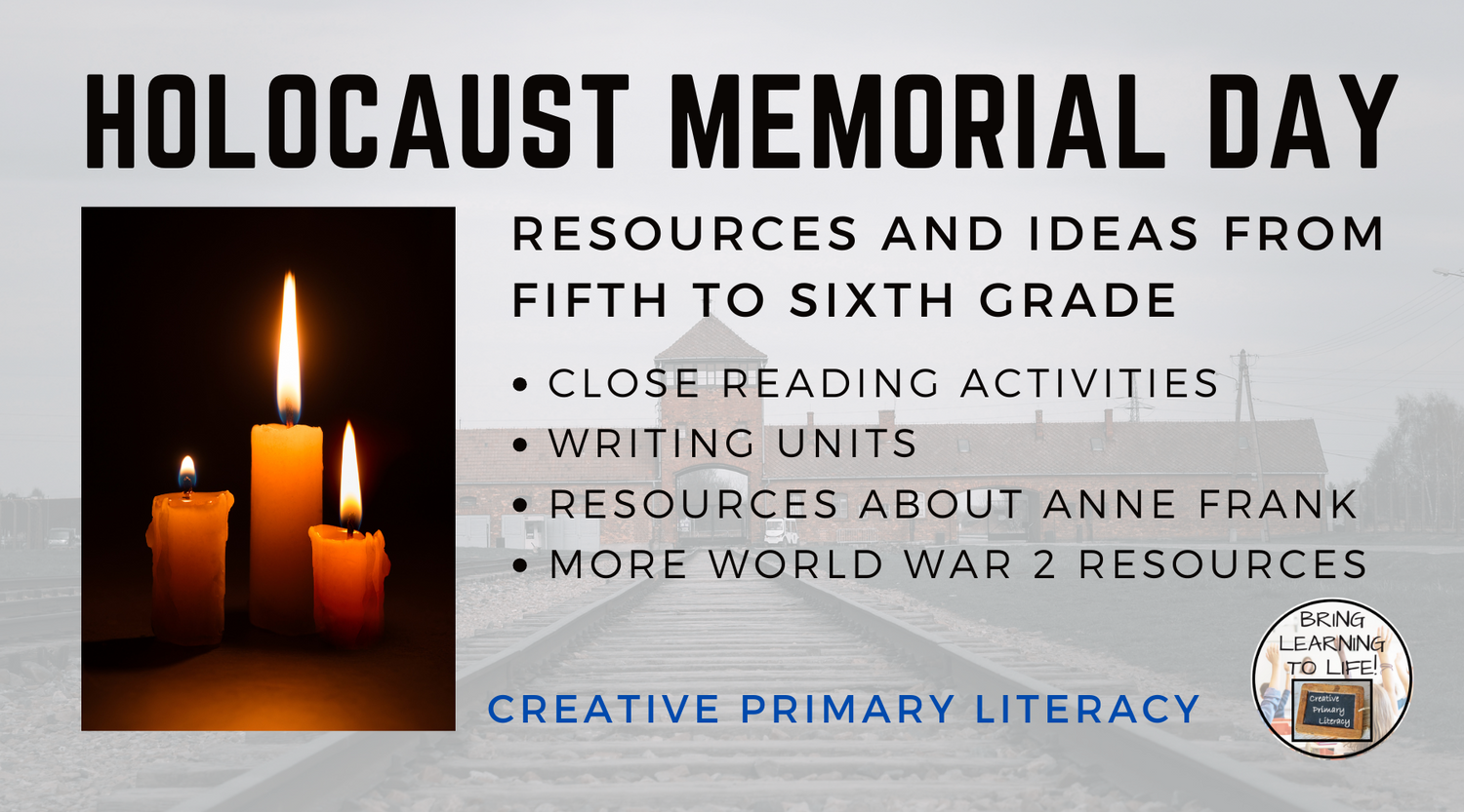 Holocaust Memorial Day Teaching Resources – Creative Primary Literacy