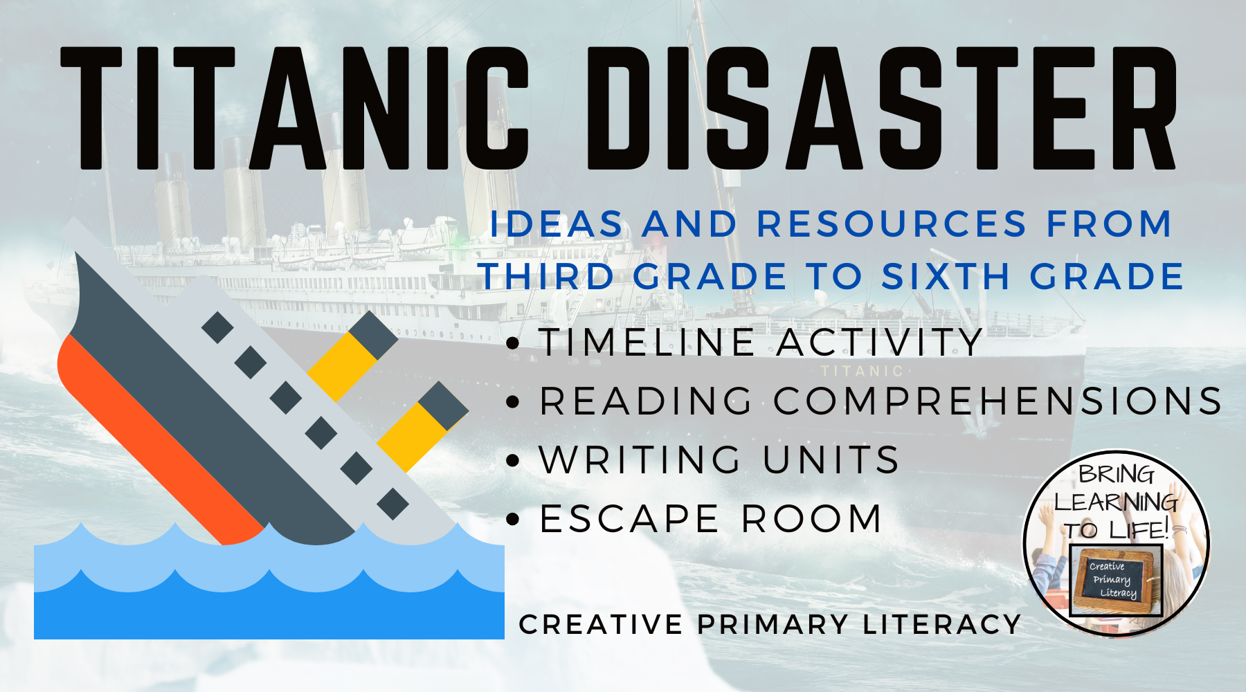 Bringing History to Life: Engaging Titanic Lessons for 3rd-6th Grade ...