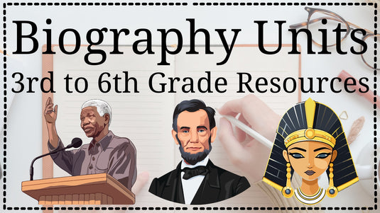 Biography Writing Units & Bundles – Creative Primary Literacy