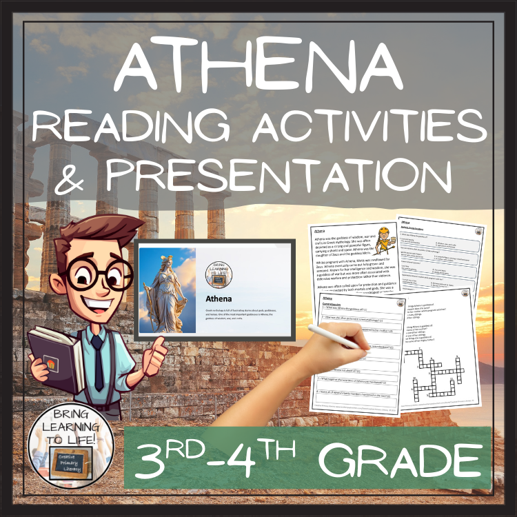 Athena Close Reading Comprehension Activities | 3rd Grade & 4th Grade ...