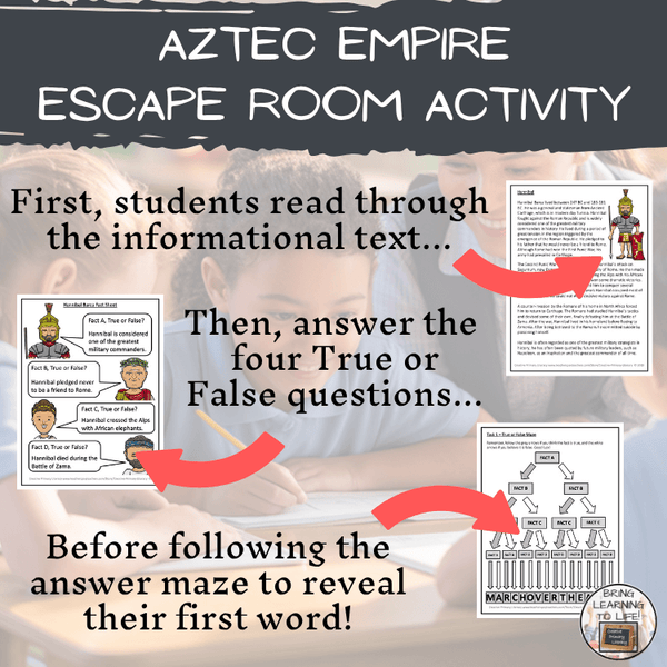 Aztec Empire Escape Room | Social Studies & History Activity – Creative ...
