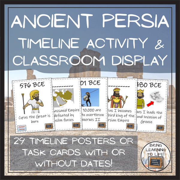 Ancient Persia Timeline Activity & Classroom Display – Creative Primary ...