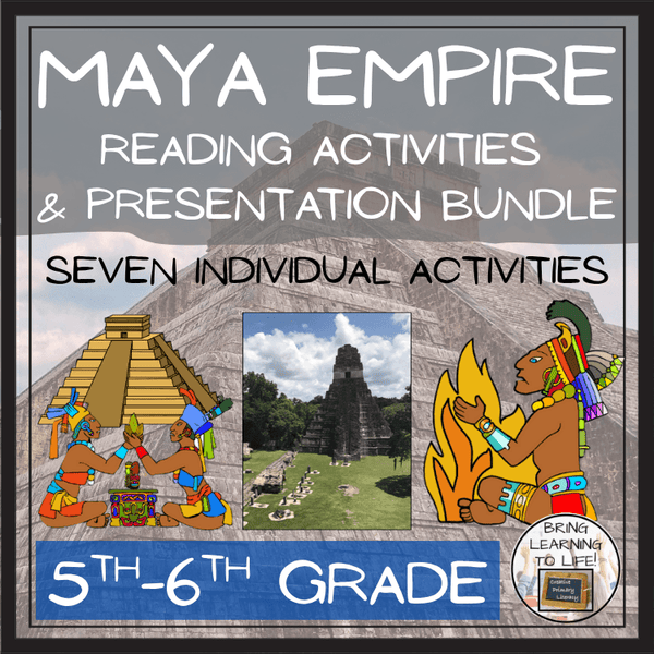 Maya Empire Close Reading Comprehension Bundle | 5th Grade & 6th Grade ...