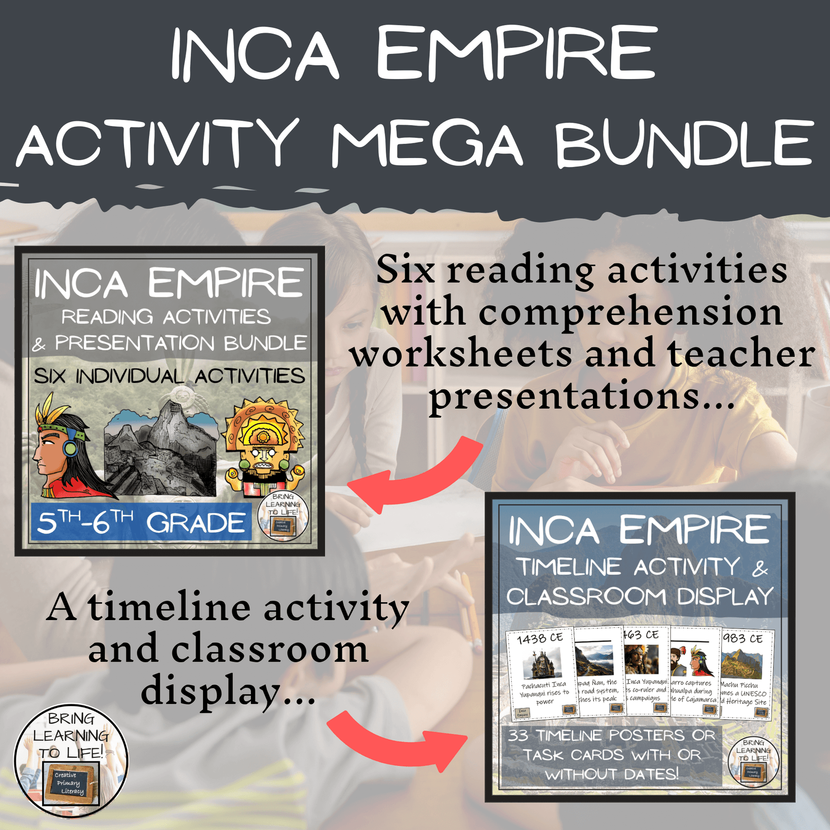 Inca Empire Mega Bundle of Activities | 5th Grade & 6th Grade ...