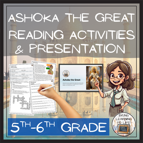 Ashoka the Great Close Reading Comprehension Activity | 5th Grade & 6t ...