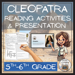 Cleopatra Close Reading Comprehension Activities | 5th Grade & 6th Gra ...
