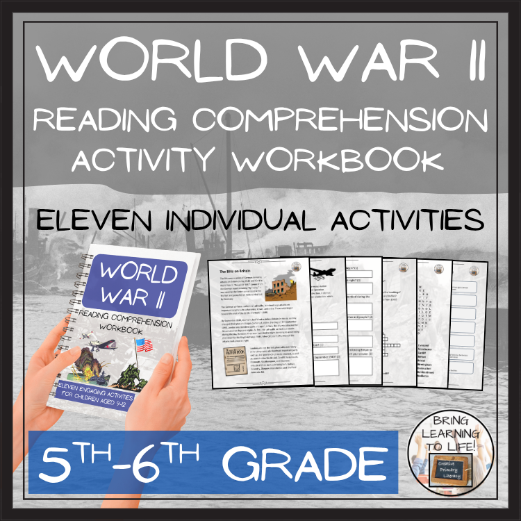 World War II Reading Comprehension Workbook | 5th-6th Grade – Creative ...