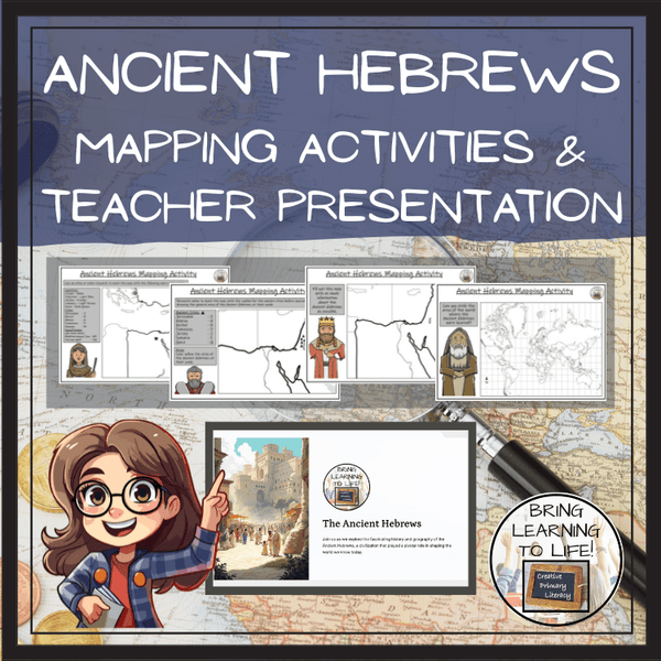 Ancient Hebrews Map Activity & Teaching Presentation – Creative Primary ...