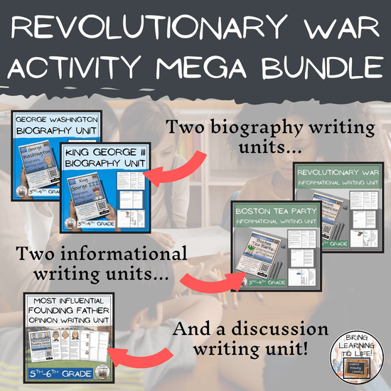 American Revolutionary War Activities Mega Bundle – Creative Primary ...