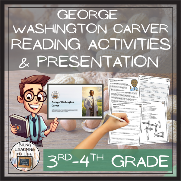 George Washington Carver Close Reading Comprehension Activities | 3rd ...