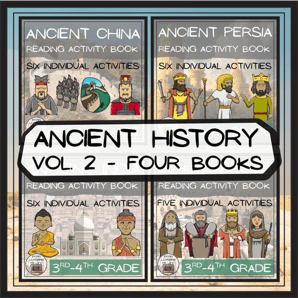 Ancient History 2 | Close Reading Comprehension Book Bundle | 3rd & 4t ...