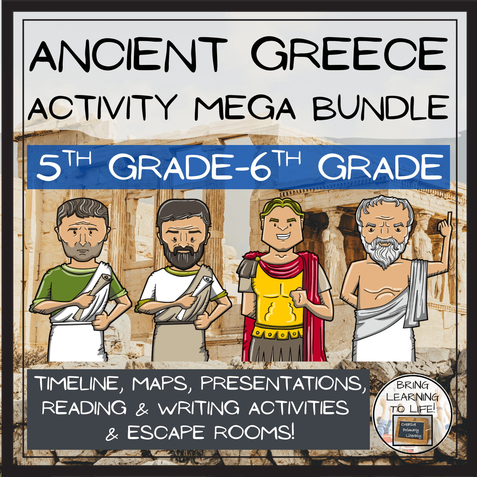 Ancient Greece Mega Bundle of Activities – Creative Primary Literacy