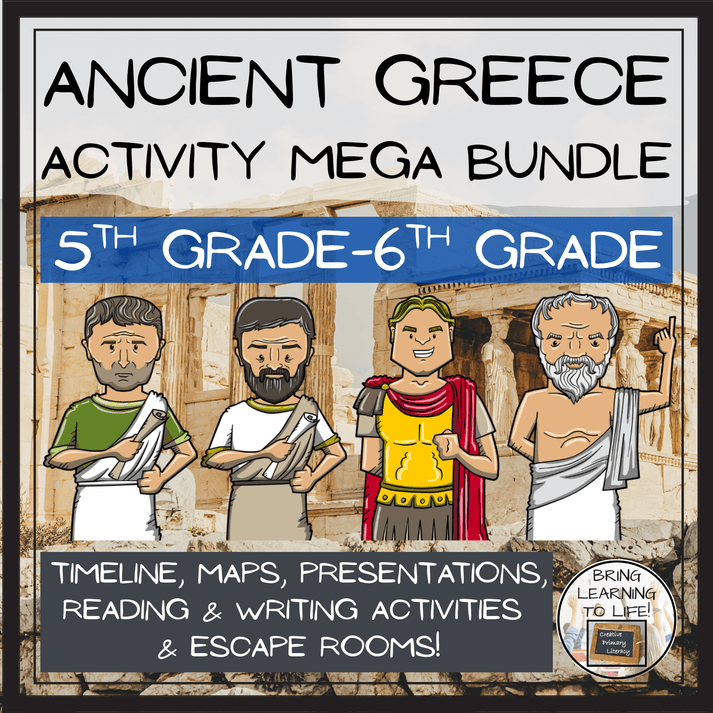 Ancient Greece Mega Bundle of Activities – Creative Primary Literacy