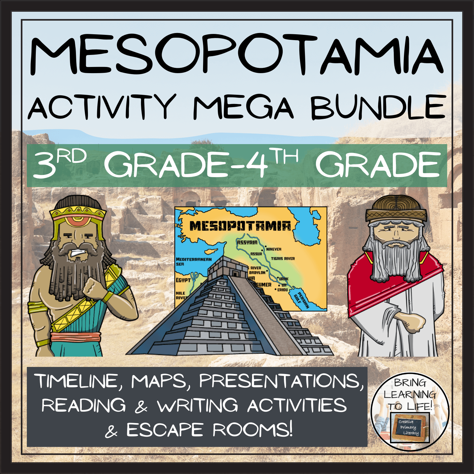 Ancient Mesopotamia Mega Bundle of Activities | 3rd Grade & 4th Grade ...