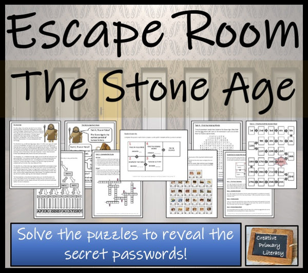 Stone Age Escape Room Activity – Creative Primary Literacy
