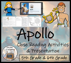 Apollo Close Reading Comprehension Activities | 5th Grade & 6th Grade ...