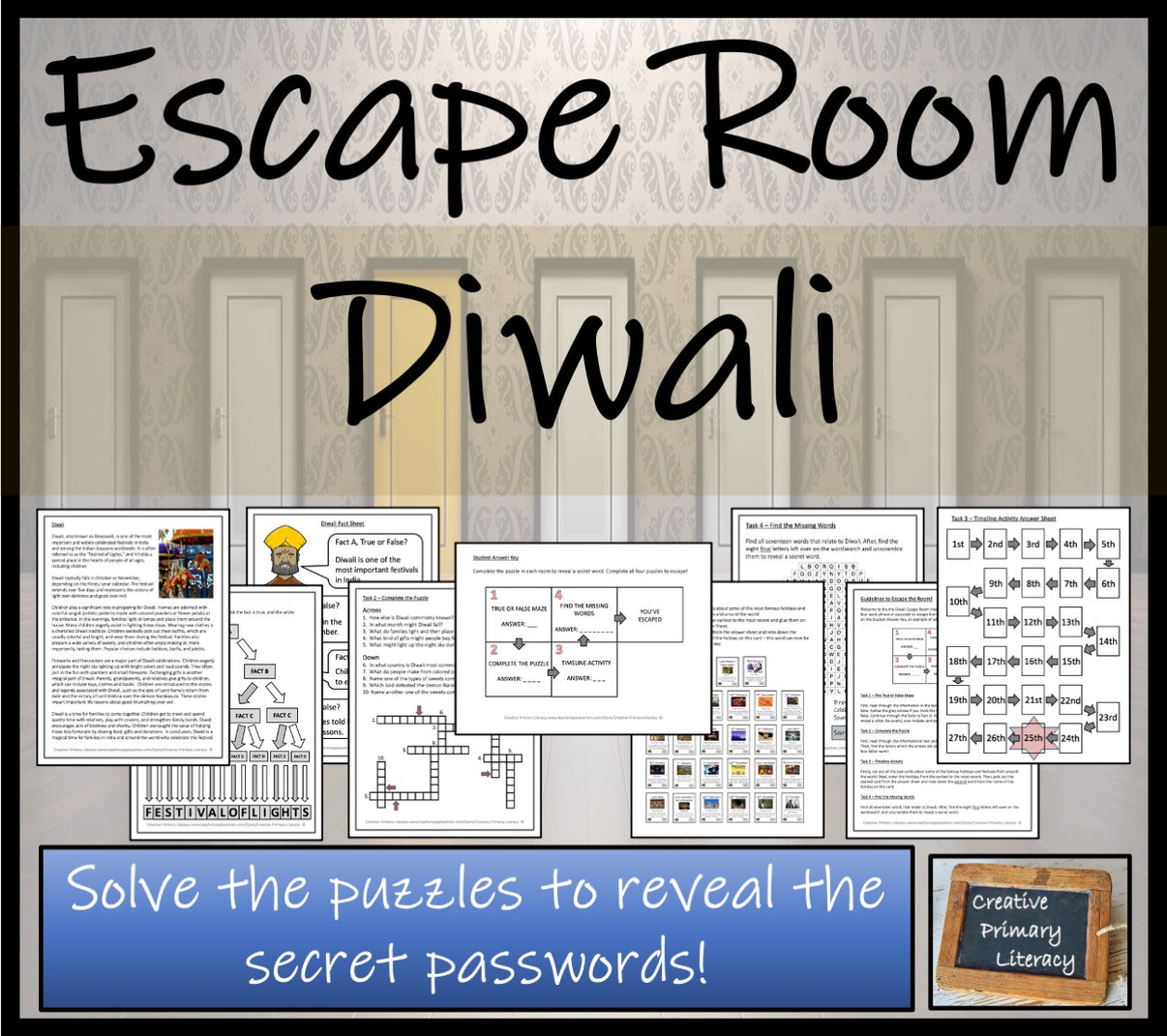 Diwali Escape Room Activity – Creative Primary Literacy