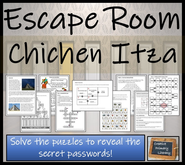 Chichen Itza Escape Room Activity – Creative Primary Literacy