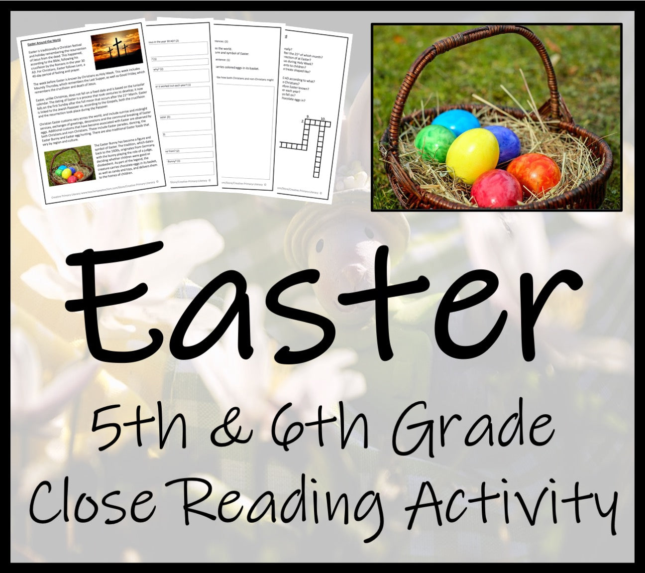 Easter Close Reading Comprehension Activity | 5th Grade & 6th Grade ...