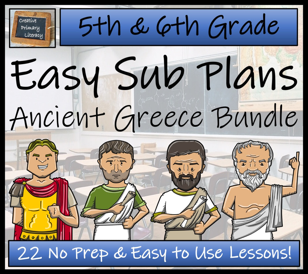 Sub Plans – Creative Primary Literacy