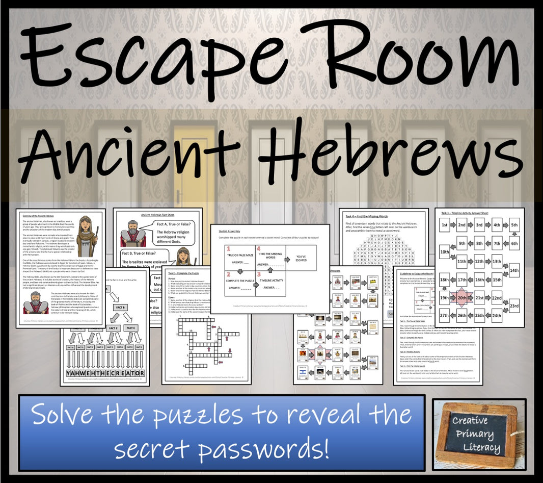 Ancient Hebrews – Creative Primary Literacy