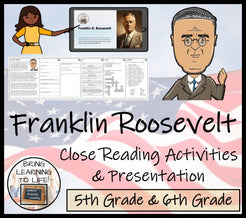 Franklin Roosevelt Close Reading Comprehension Activities | 5th Grade ...