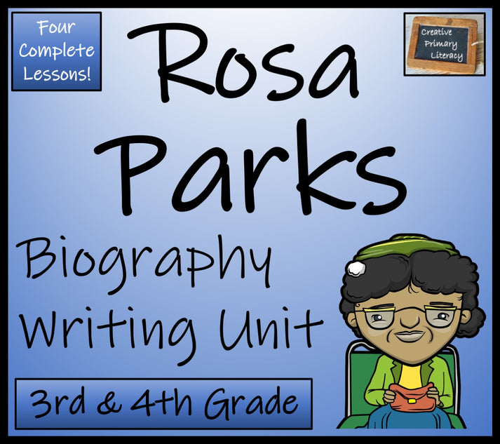 Rosa Parks Biography Writing Unit | 3rd Grade & 4th Grade – Creative ...