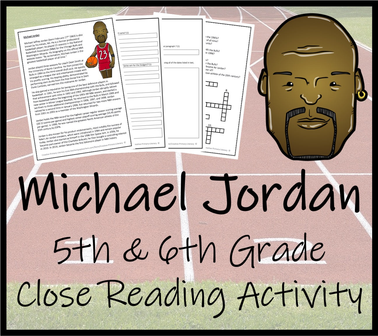 Michael Jordan Close Reading Comprehension Activity | 5th Grade & 6th ...