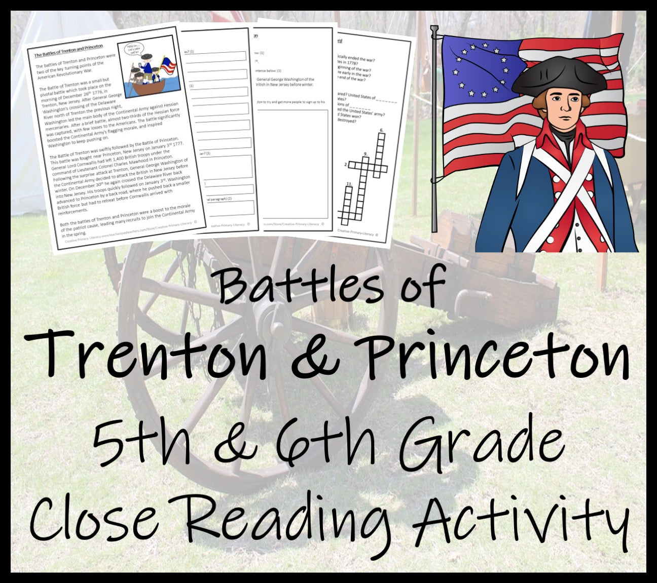 Battles of Trenton and Princeton Close Reading Comprehension | 5th & 6 ...